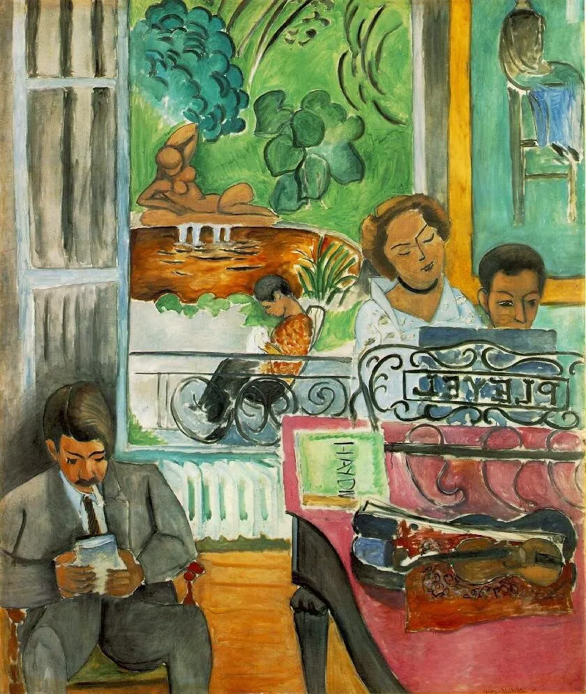 Henri Matisse - The Music Lesson, 1917