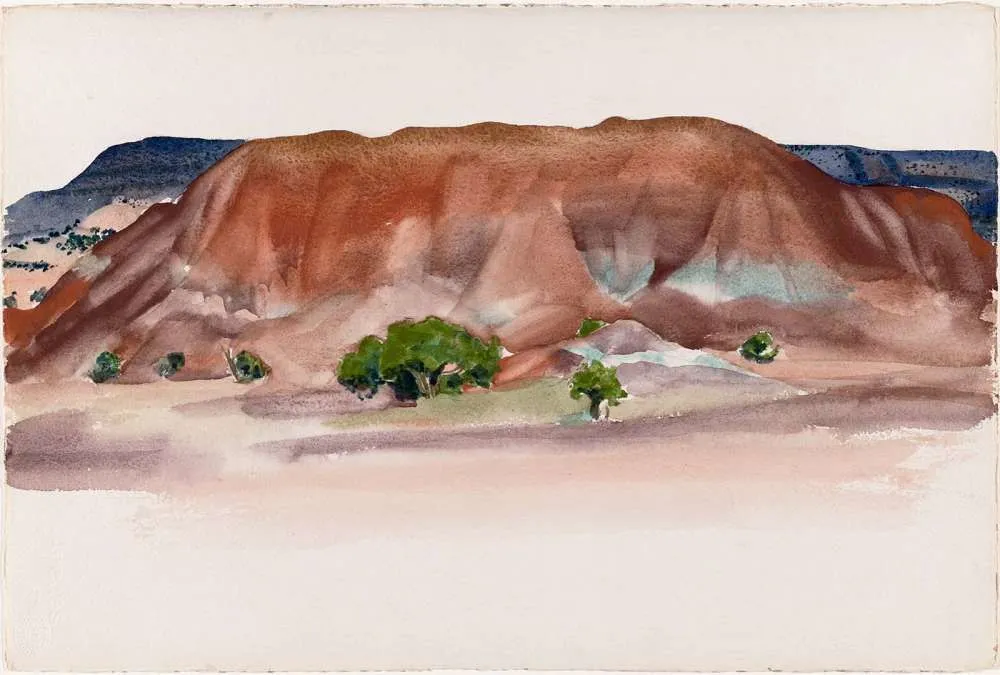 Georgia O'Keeffe - Untitled (Ghost Ranch Landscape), 1936